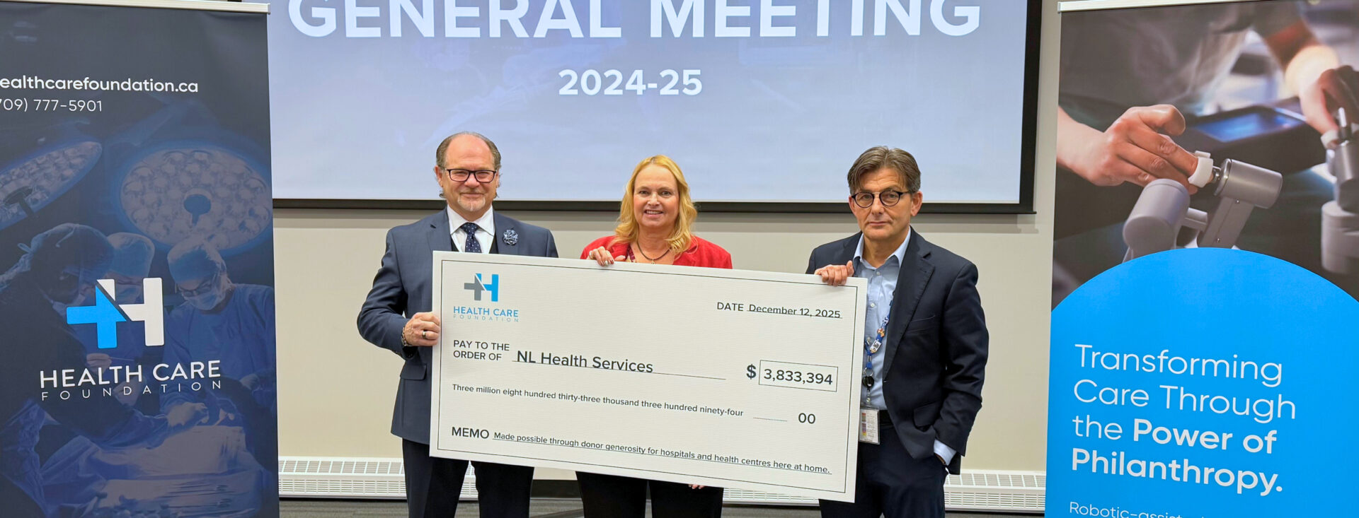 Health Care Foundation Transfers Record $3.83 Million to NL Health ...
